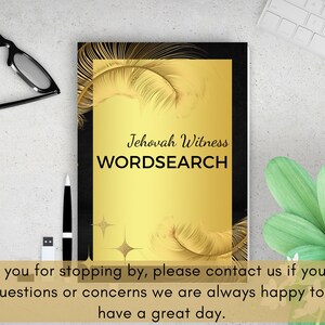 Jehovah Witness Wordsearch Puzzle Printable Adults Kids Jw Word Search ...