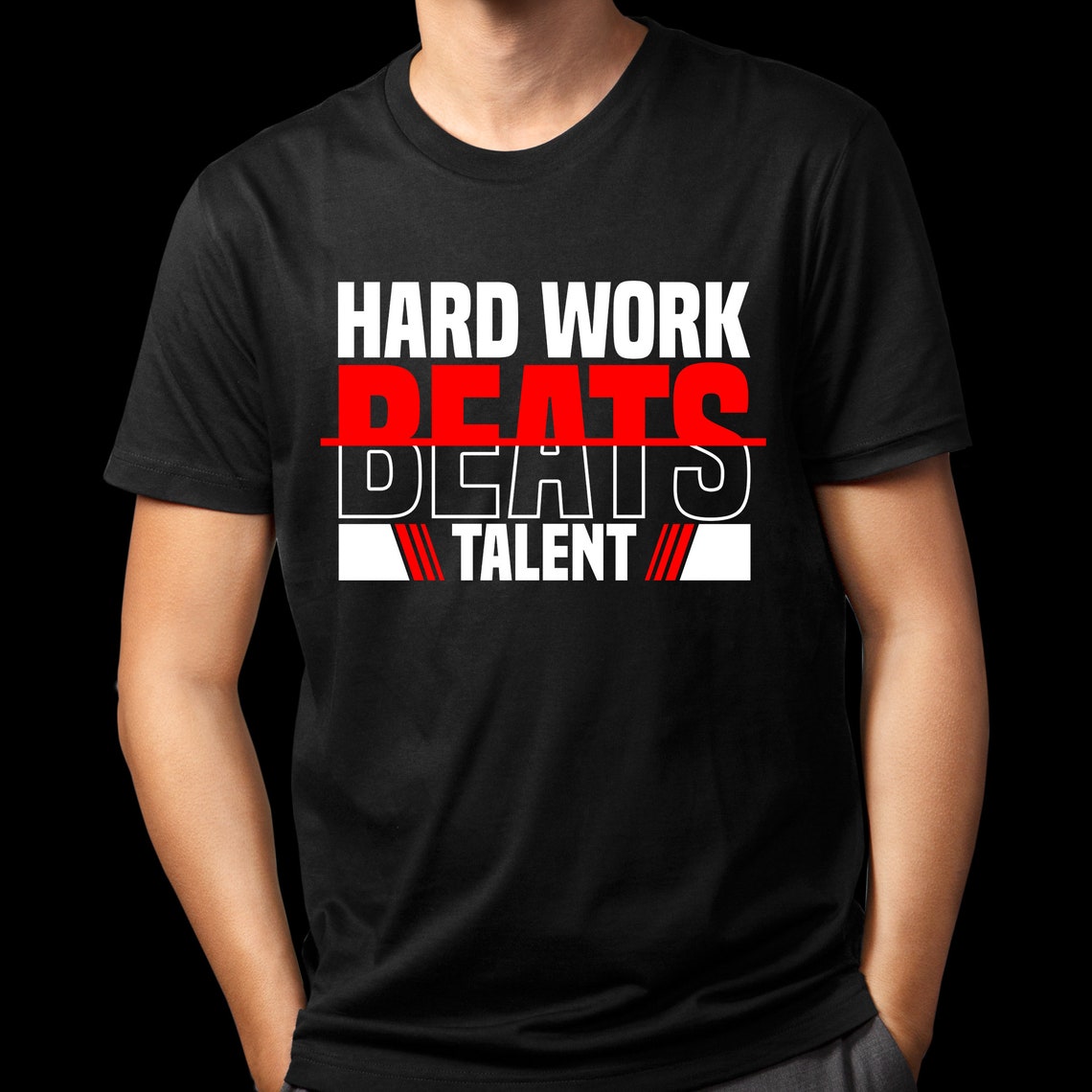 Hard Work Beats Talent Svg, Hustle Art Svg, Motivational Svg ...