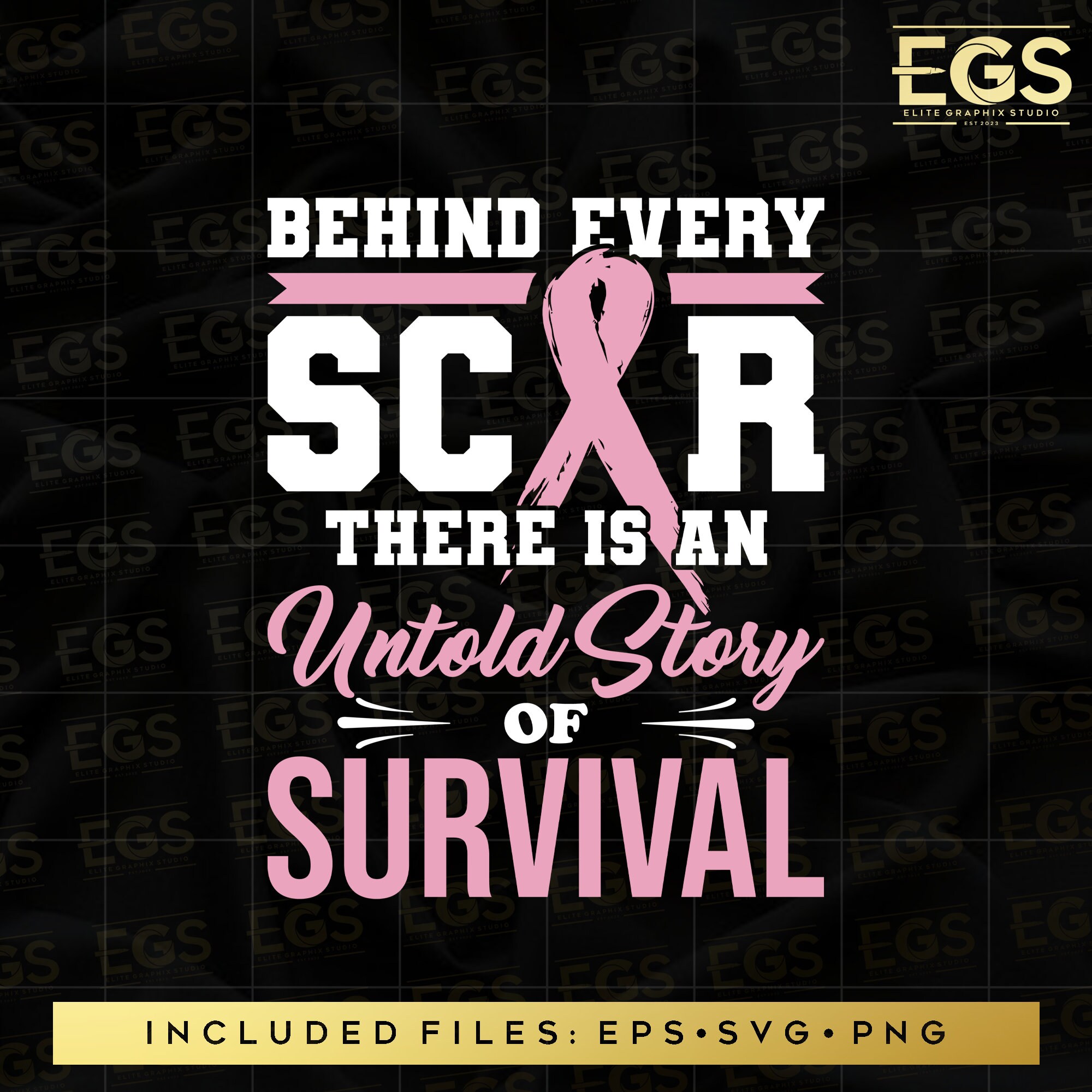 Behind Every Scar Svg, Breast Cancer Svg, October Svg, Cancer Svg, Pink ...