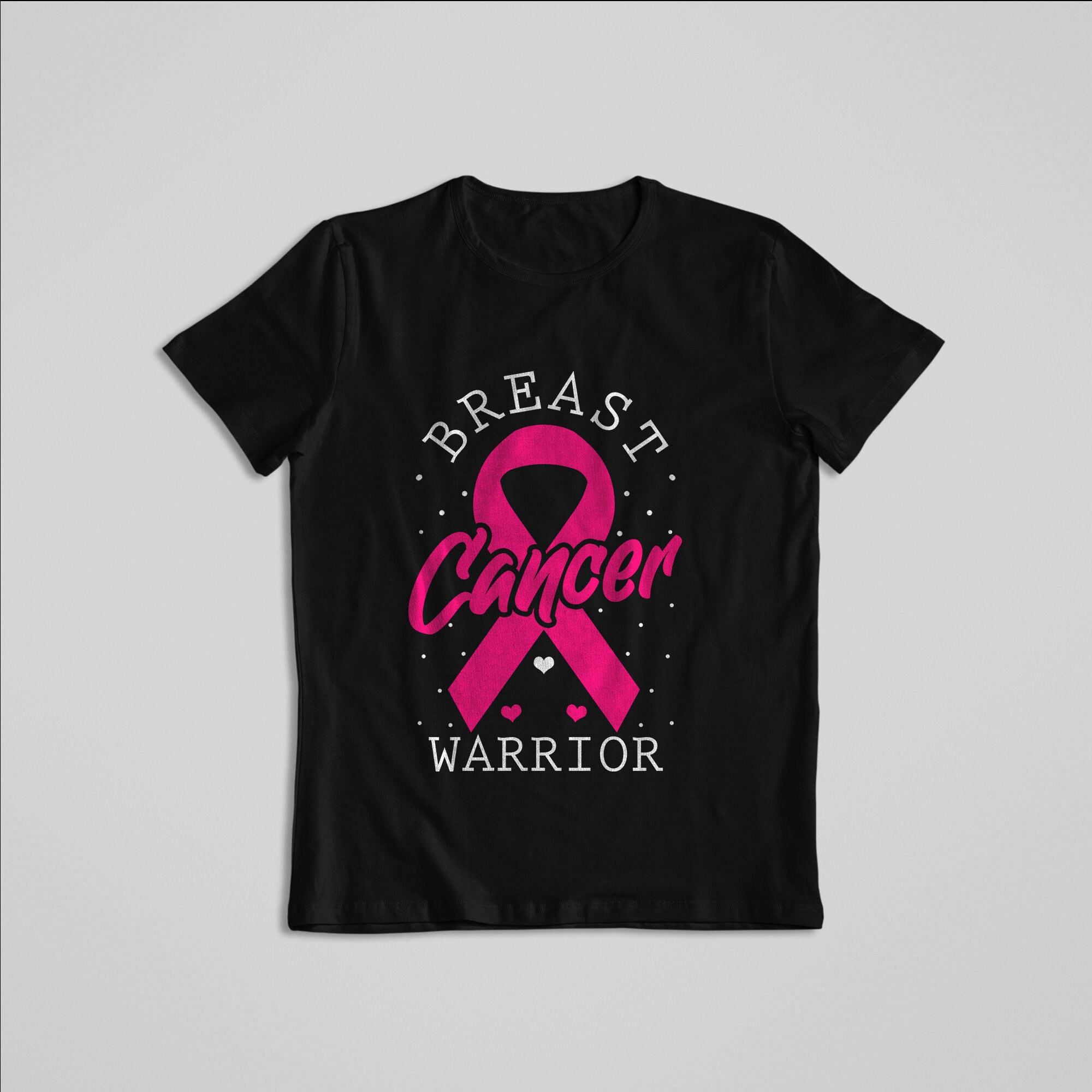 Breast Cancer Warrior Svg Breast Cancer Svg October Svg Etsy