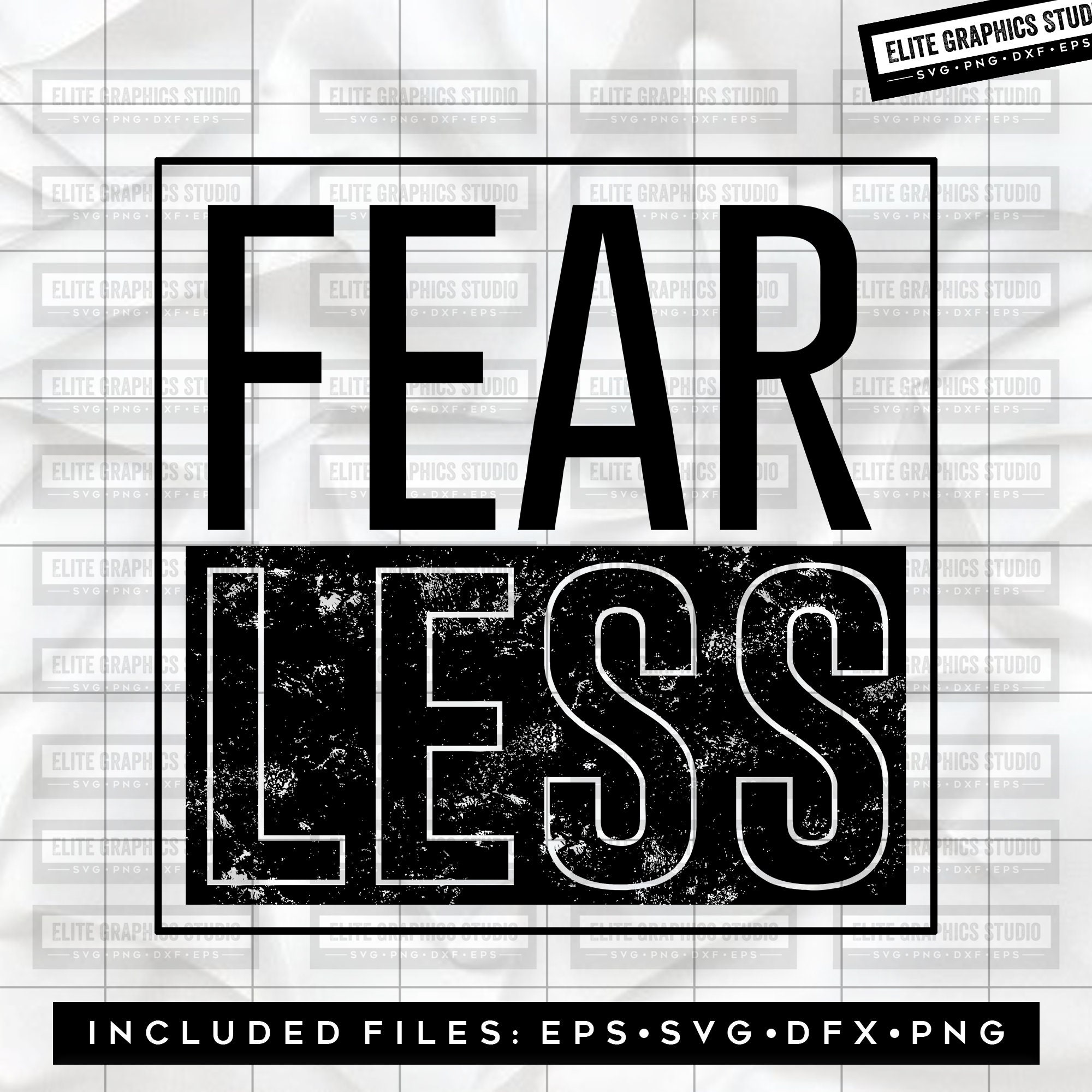 Fearless Svg, Not Afraid Svg, Christian Svg, God Svg, Religion Svg ...