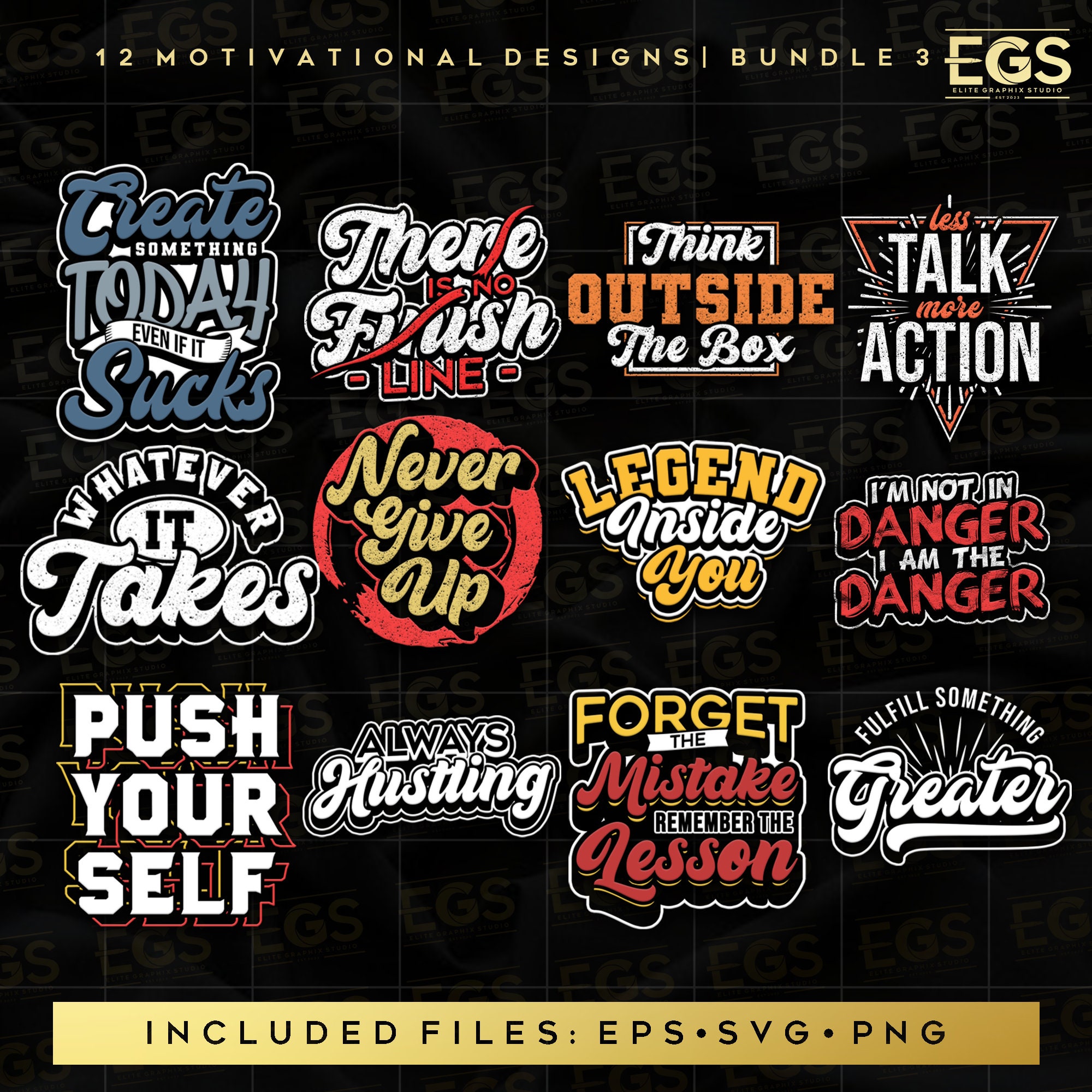 Motivational Bundle Svg, Quotes Svg, Inspiration Svg, Shirt Quotes Svg ...