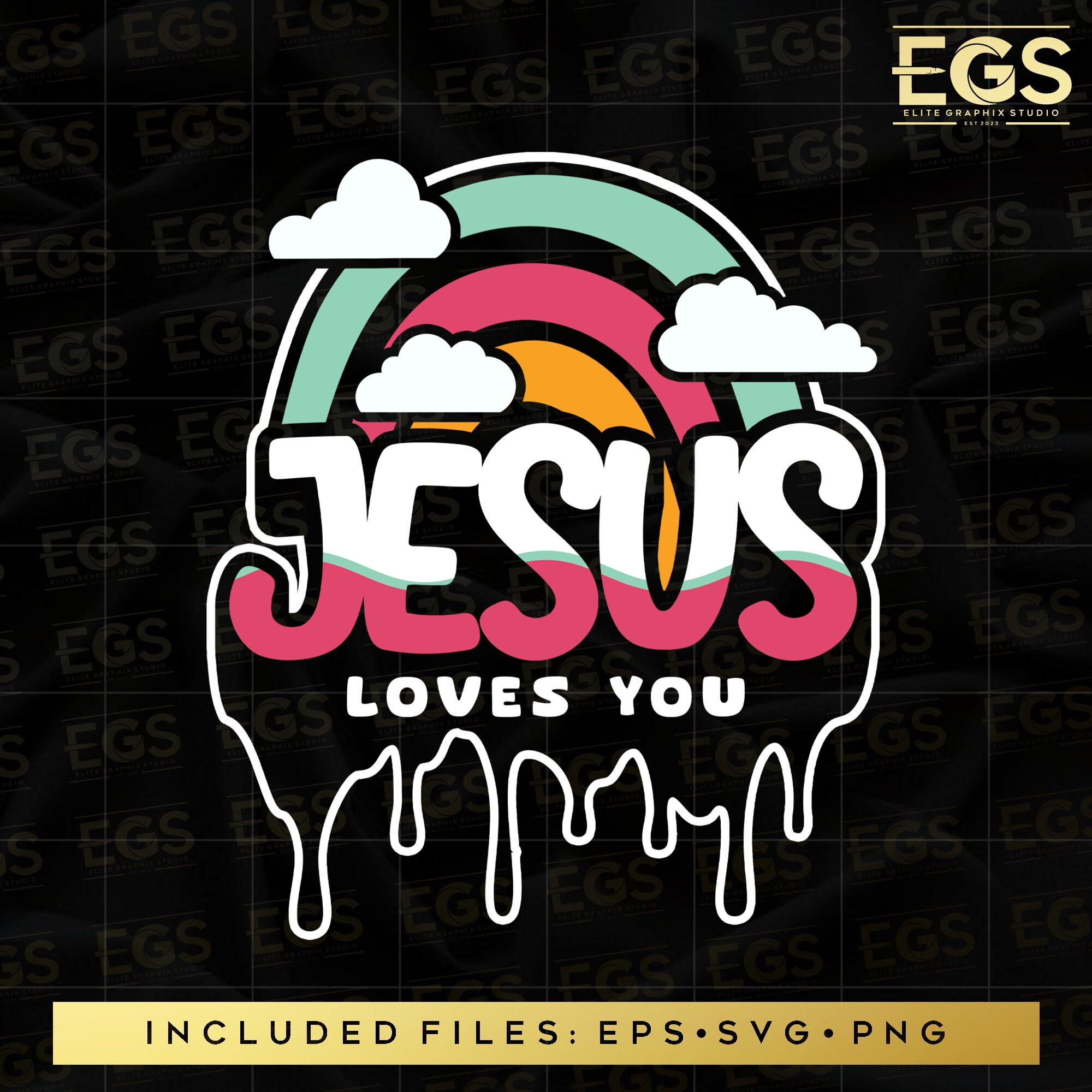 Jesus Loves You Svg Christian Bible Art Png Yahweh Svg - Etsy