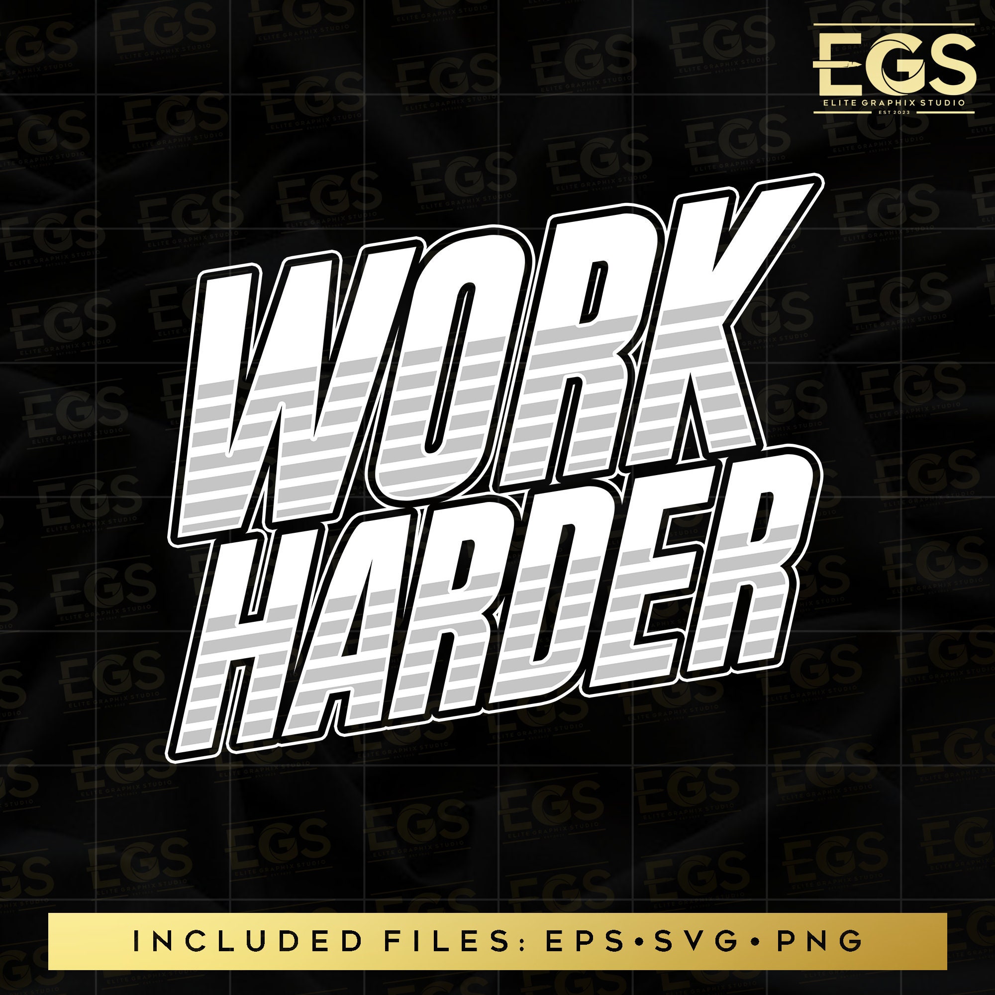 Work Harder Svg Hard Work Svg Workout Svg Quote Svg - Etsy
