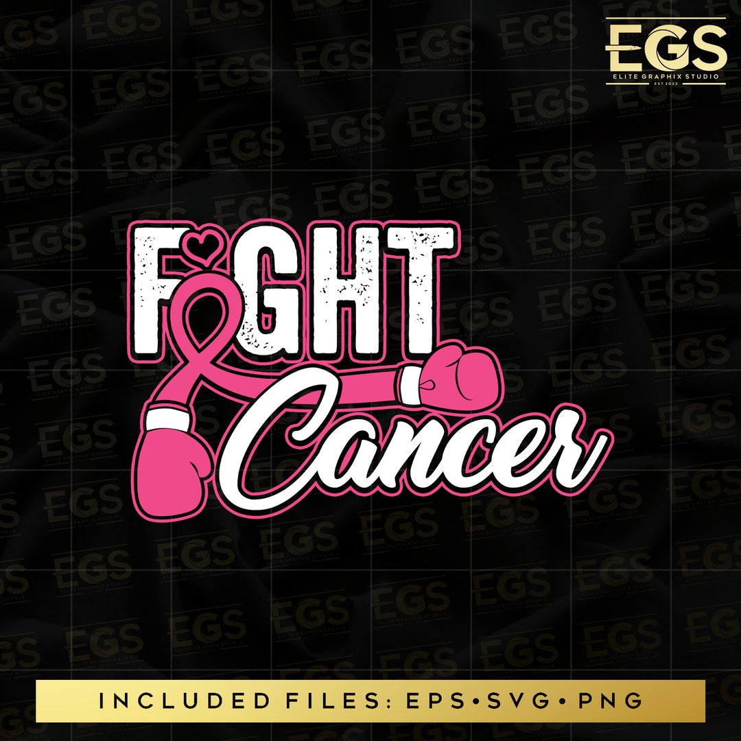 Fight Cancer Svg, Breast Cancer Svg, October Svg, Cancer Svg, Cancer ...