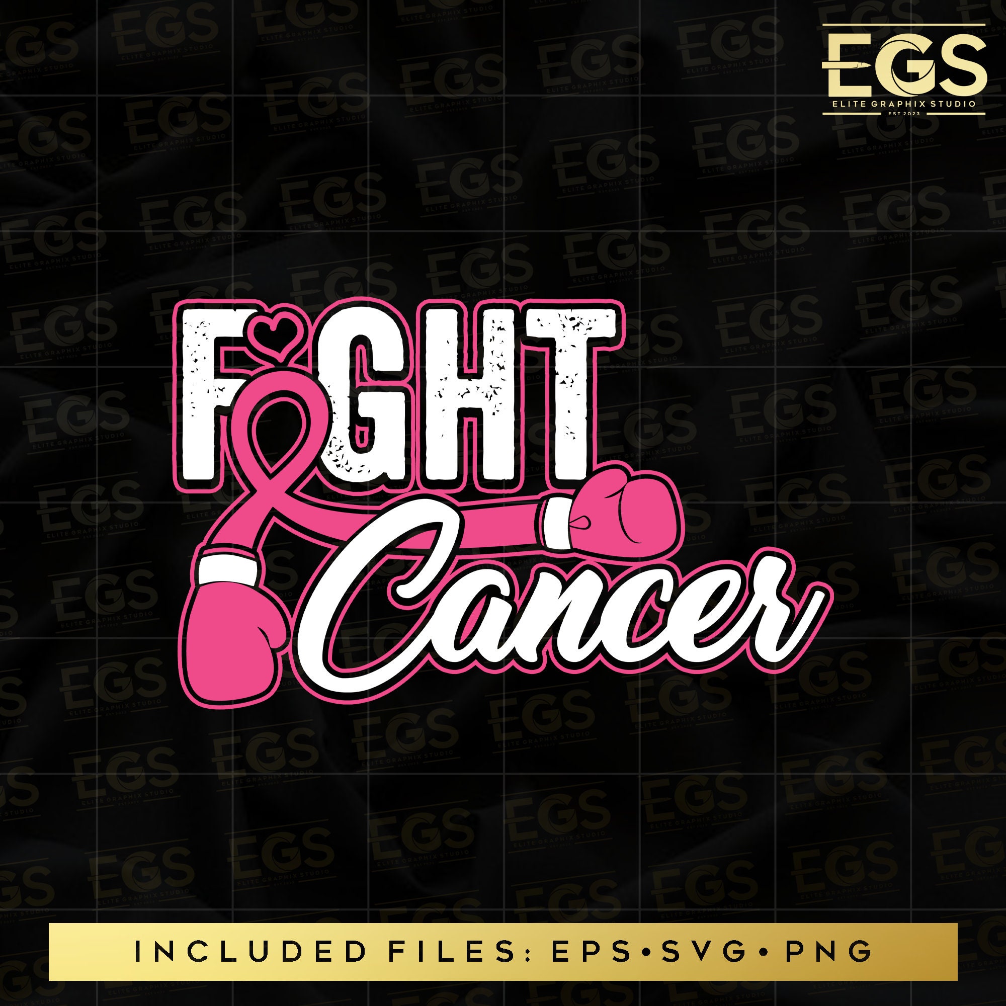 Fight Cancer Svg Breast Cancer Svg October Svg Cancer Svg - Etsy