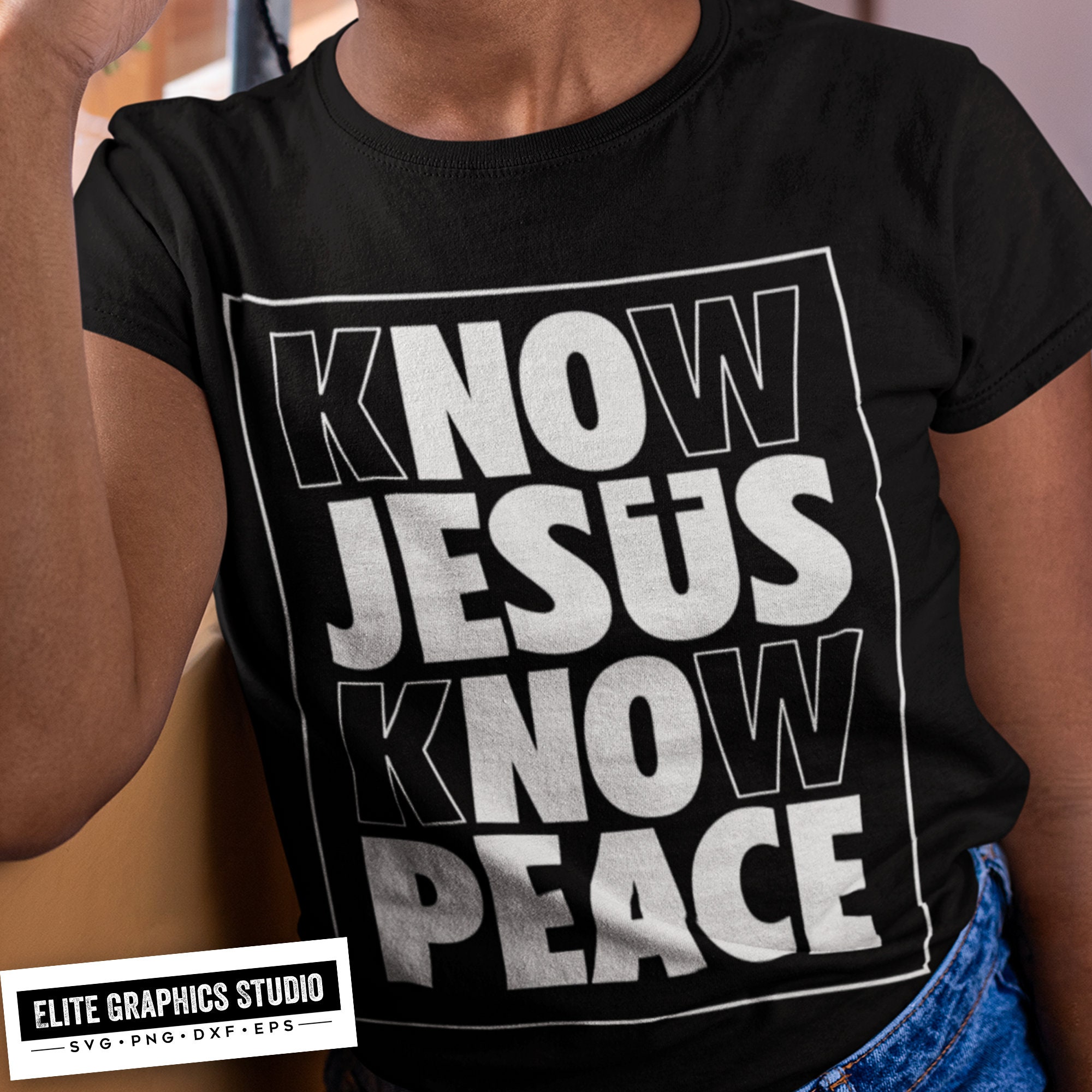Know Jesus Know Peace Svg Faith Svg Christian Svg Digital - Etsy Australia