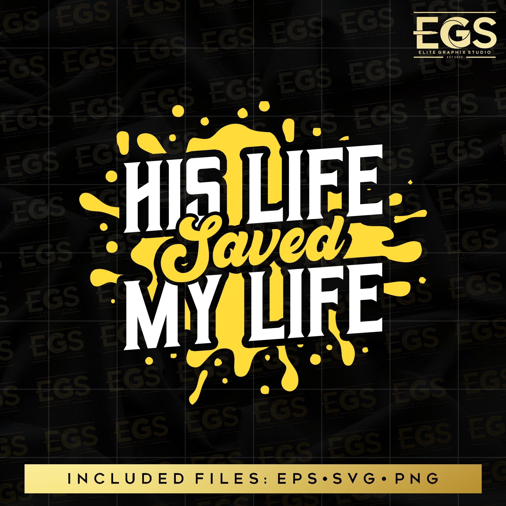 His Life Saved My Life Svg Christian Quote Svg Bible Art - Etsy