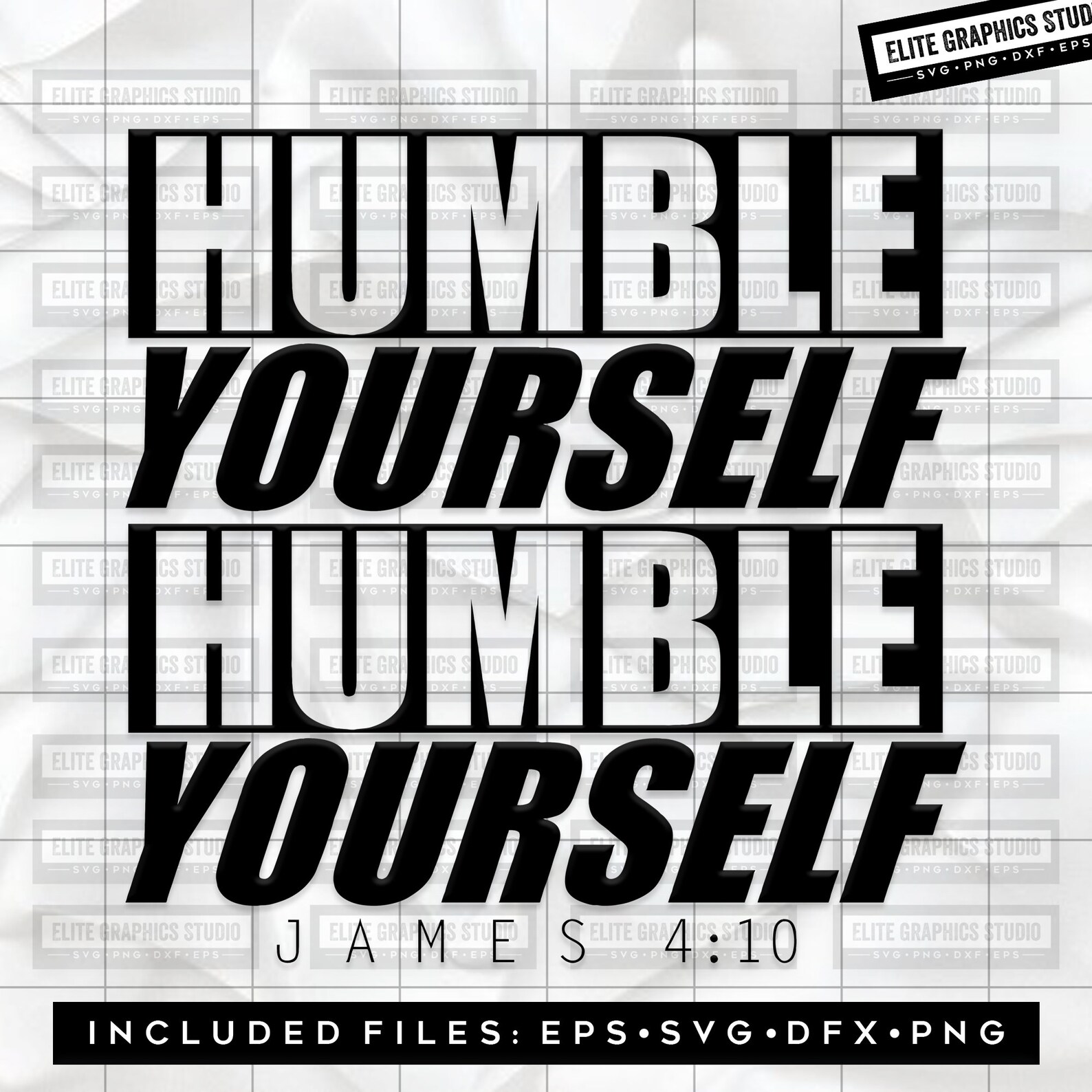 Humble Yourself Svg, James 4 Svg, Bible Verse Svg, Scripture Svg, Faith ...