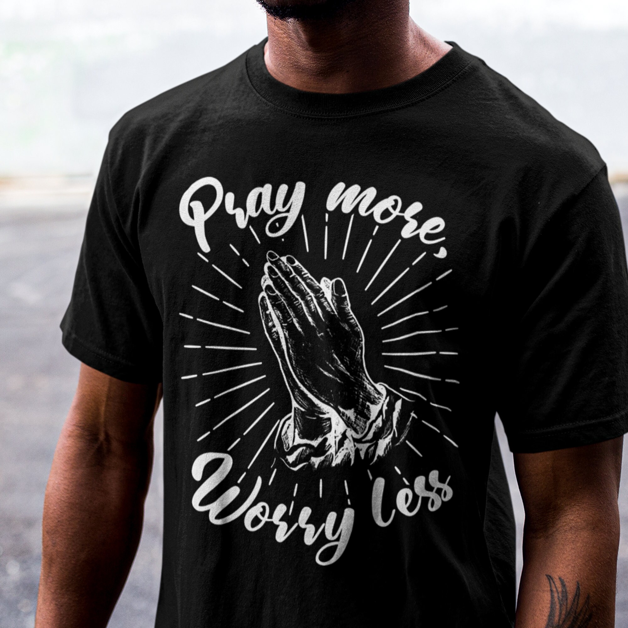 Pray More Worry Less Svg, Prayer Svg, Faith Svg, Dtf, Christian Svg ...
