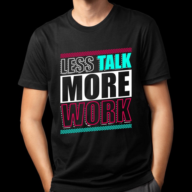 Less Talk More Work Svg, Workout Svg, Motivational Svg, Inspirational ...