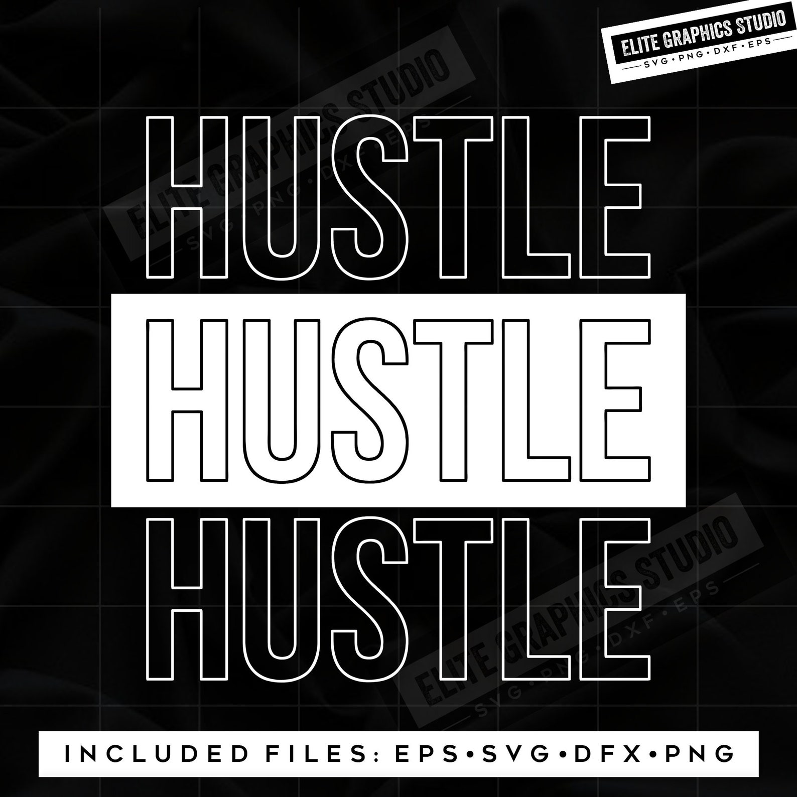 Hustle Svg Work Out Svg Motivational Svg Hustle Graphic - Etsy Canada