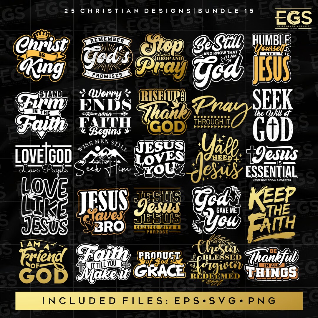 25 Christian Design Svg, Jesus Svg, God Svg, Scripture Svg, Christian ...