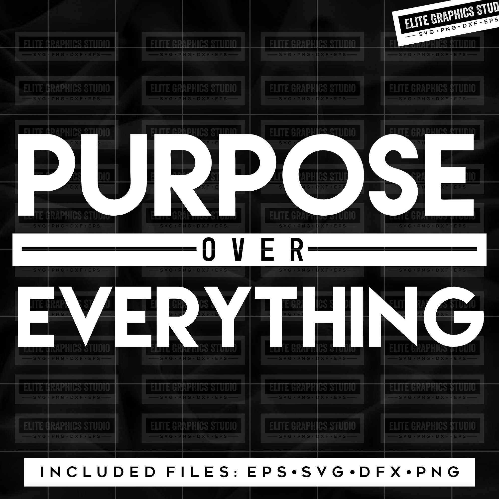 Purpose Over Everything Svg Jesus Svg Church Design Svg - Etsy