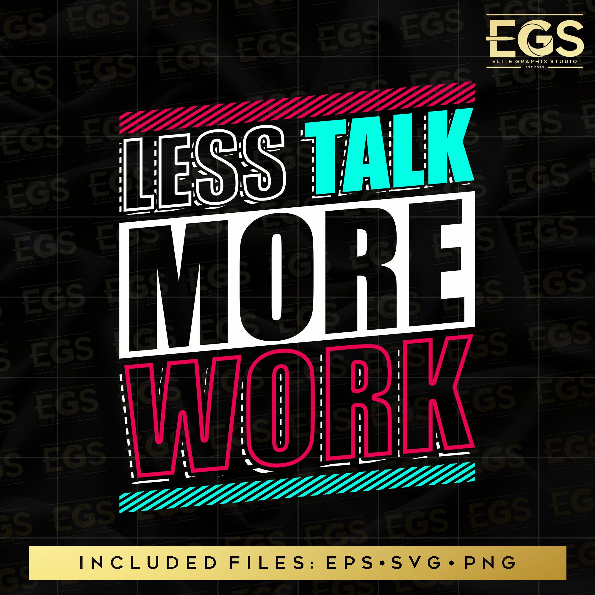 Less Talk More Work Svg Workout Svg Motivational Svg - Etsy Canada