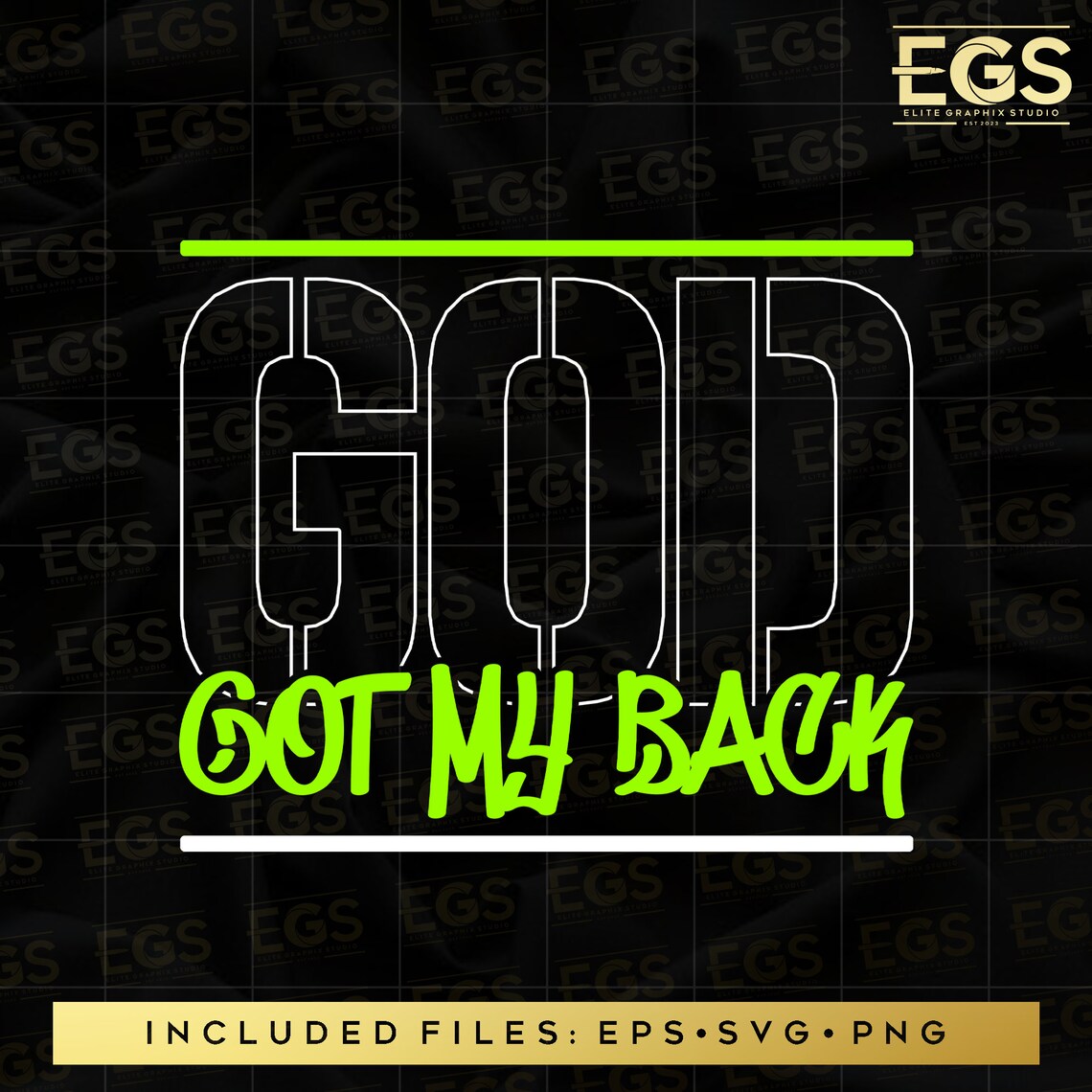 God Got My Back Svg Christian Streetwear Svg Christian Bible - Etsy