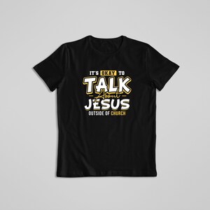 It's Ok to Talk About Jesus Outside the Church Svg, Yahweh Svg, Jesus ...