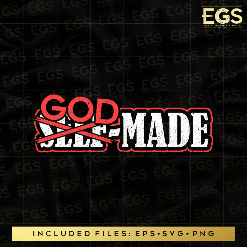 God Made Svg, Christian Streetwear Svg, Bible Art Png, Yahweh Svg, Graphic Svg, Jesus Svg, Faith ...