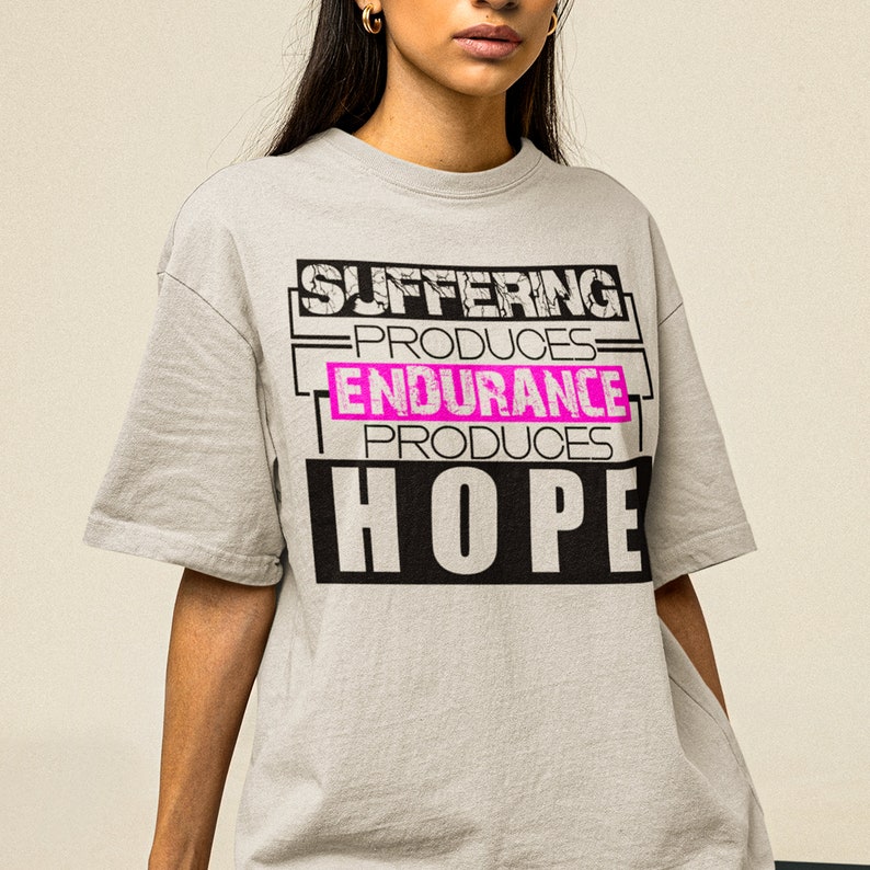 Suffering Produced Hope Svg, Prayer Svg, Jesus Svg, Scripture Svg ...