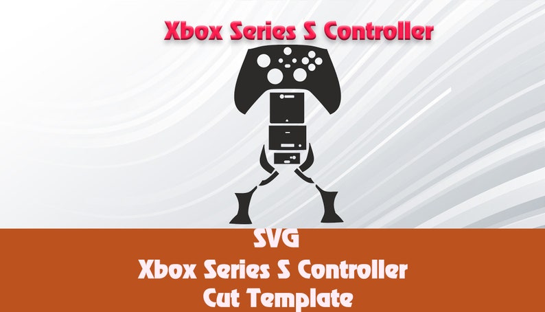 Xbox Series S Controller Template, Skin Full Wrap Skin Cutting Template ...
