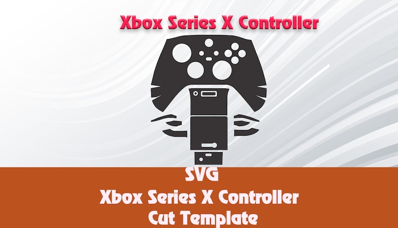 Xbox Series X Controller Template, Skin Full Wrap Skin Cutting Template ...