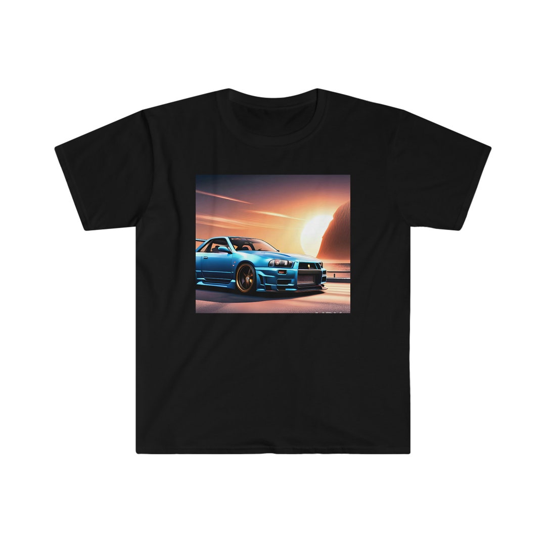 JDM Nissan Skyline GTR Car T-shirt Car Guy, Dad Gift, Car Lover Gift ...