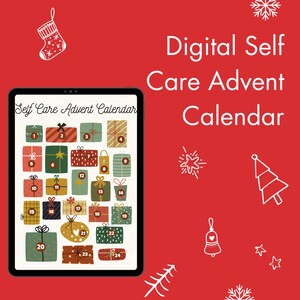 Self Care Digital Advent Calendar Christmas Self Care Advent Calendar ...