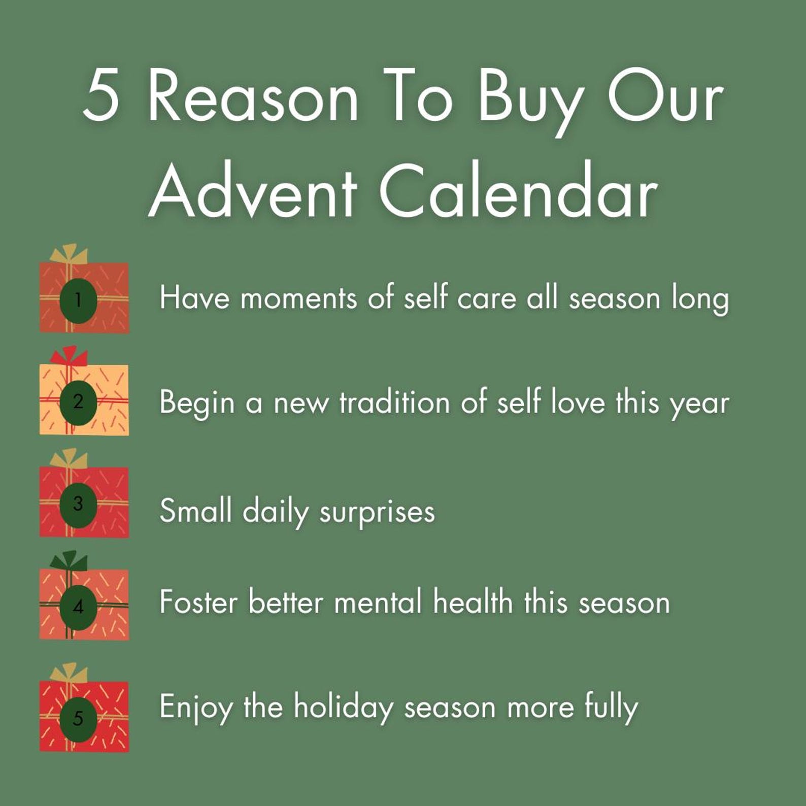 Self Care Digital Advent Calendar Christmas Self Care Advent Calendar ...