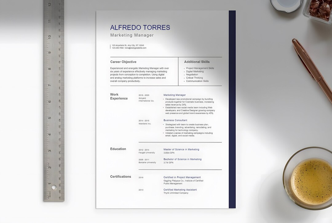 CV Resume Template, Student CV and Creatives CV: Enhancing Job ...