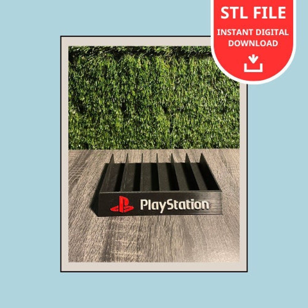 3D Print Digital Download Playstation 1 Double Game Case Stand/holder ...