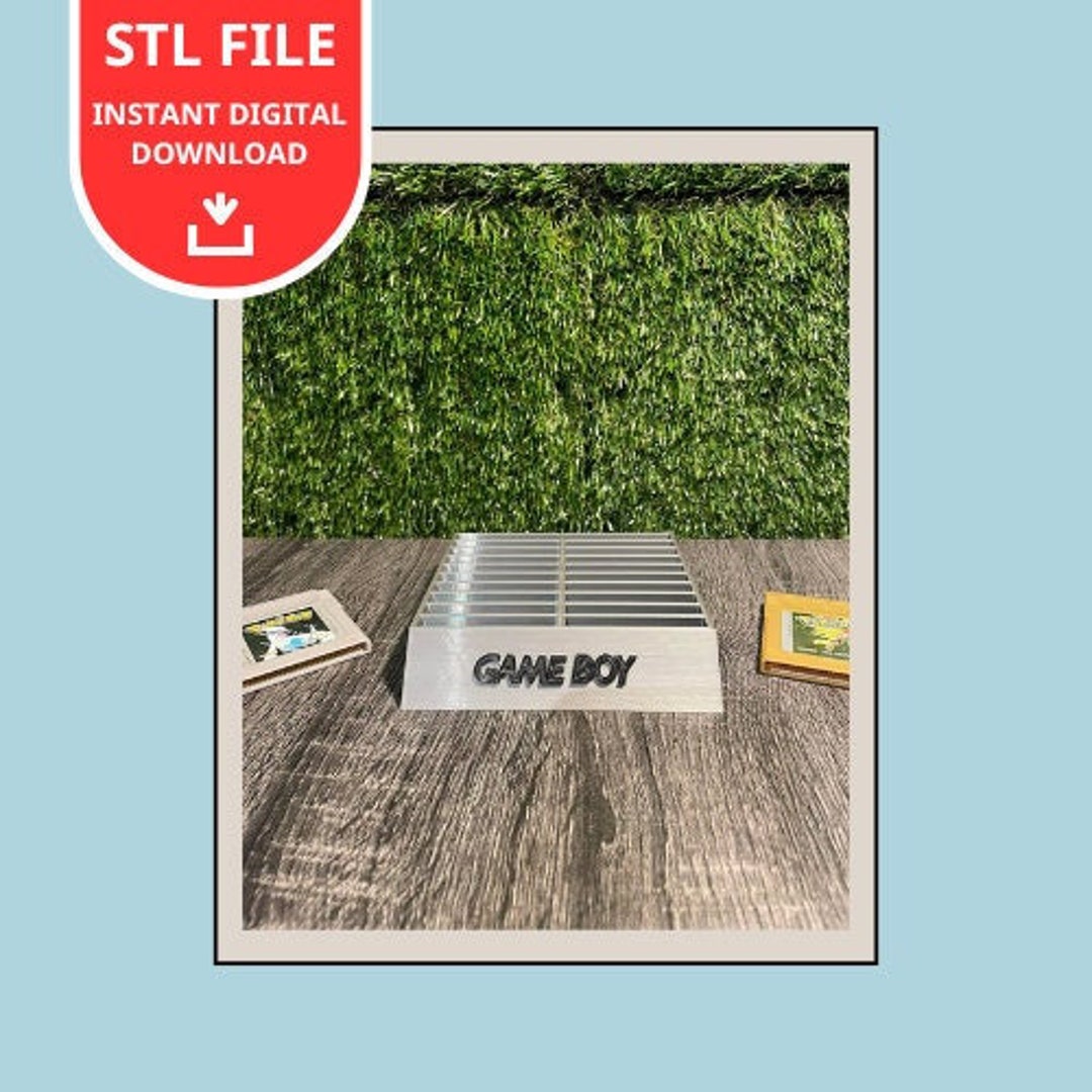 Gameboy Classic/color/advance Cartridges Stand/holder 3D Print Digital ...