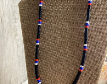 Puerto Rican Flag Beaded Necklace Handmade Boricua Puerto - Etsy