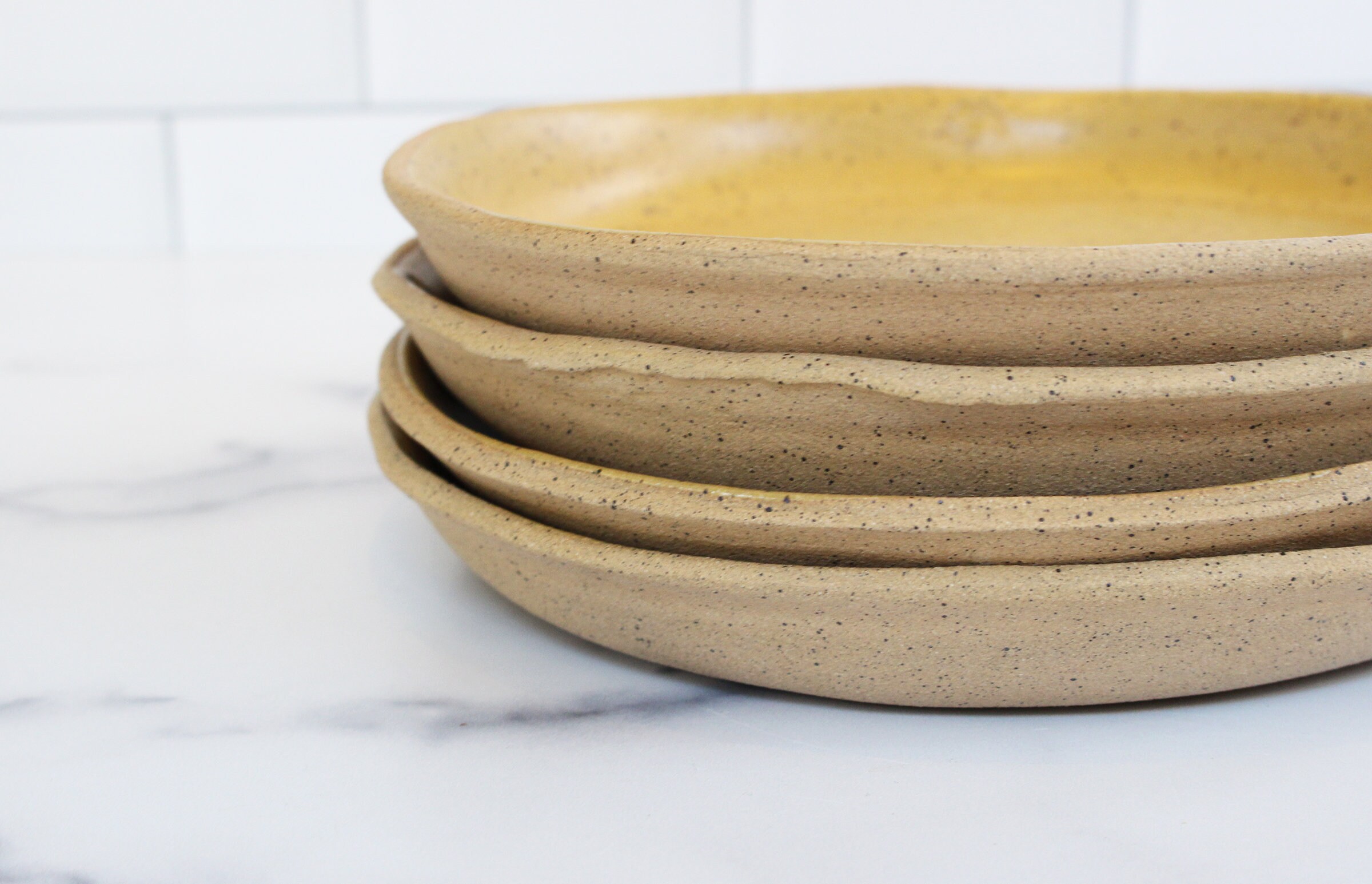 Everyday Plate - Handmade Speckled Ceramic Plate - Etsy