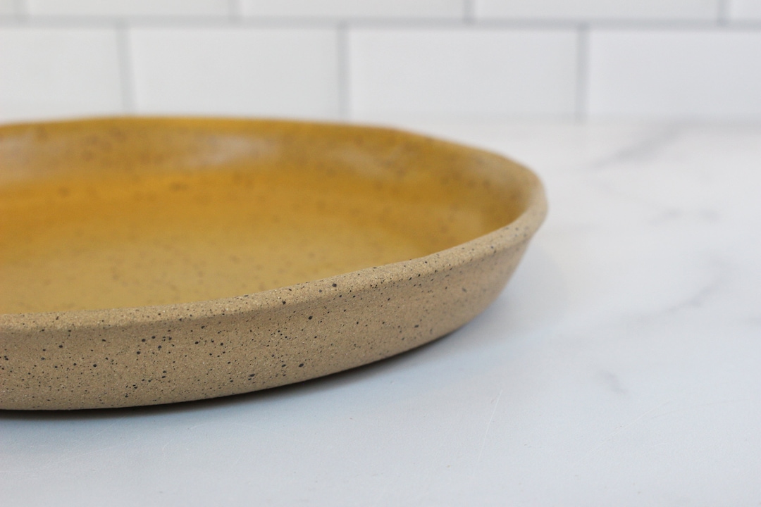 Everyday Plate - Handmade Speckled Ceramic Plate - Etsy