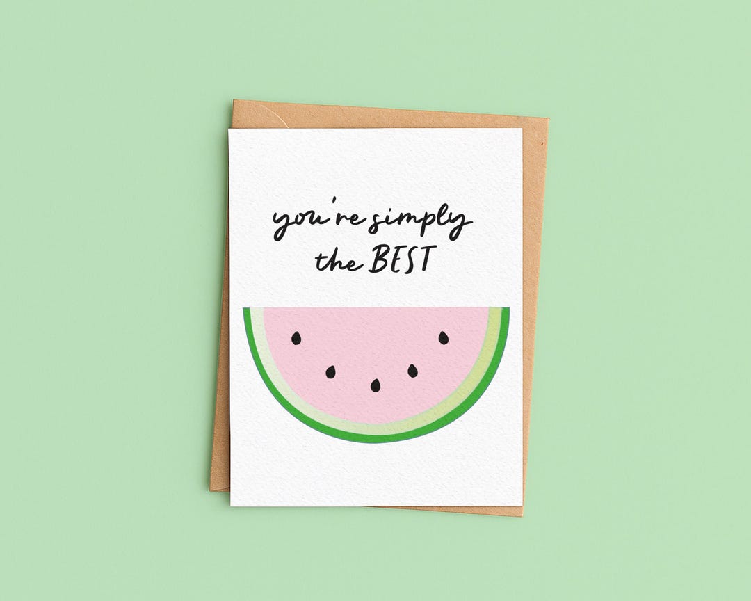 You're Simply the Best Card - Etsy