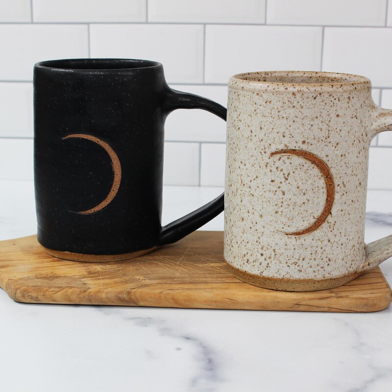 Ceramic Mug Moon - Etsy