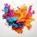 Color Splash Poster Art - Etsy