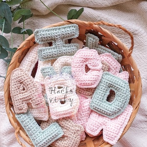Crochet Uppercase Letters Pattern | Soft Plush Letters | Crochet ...
