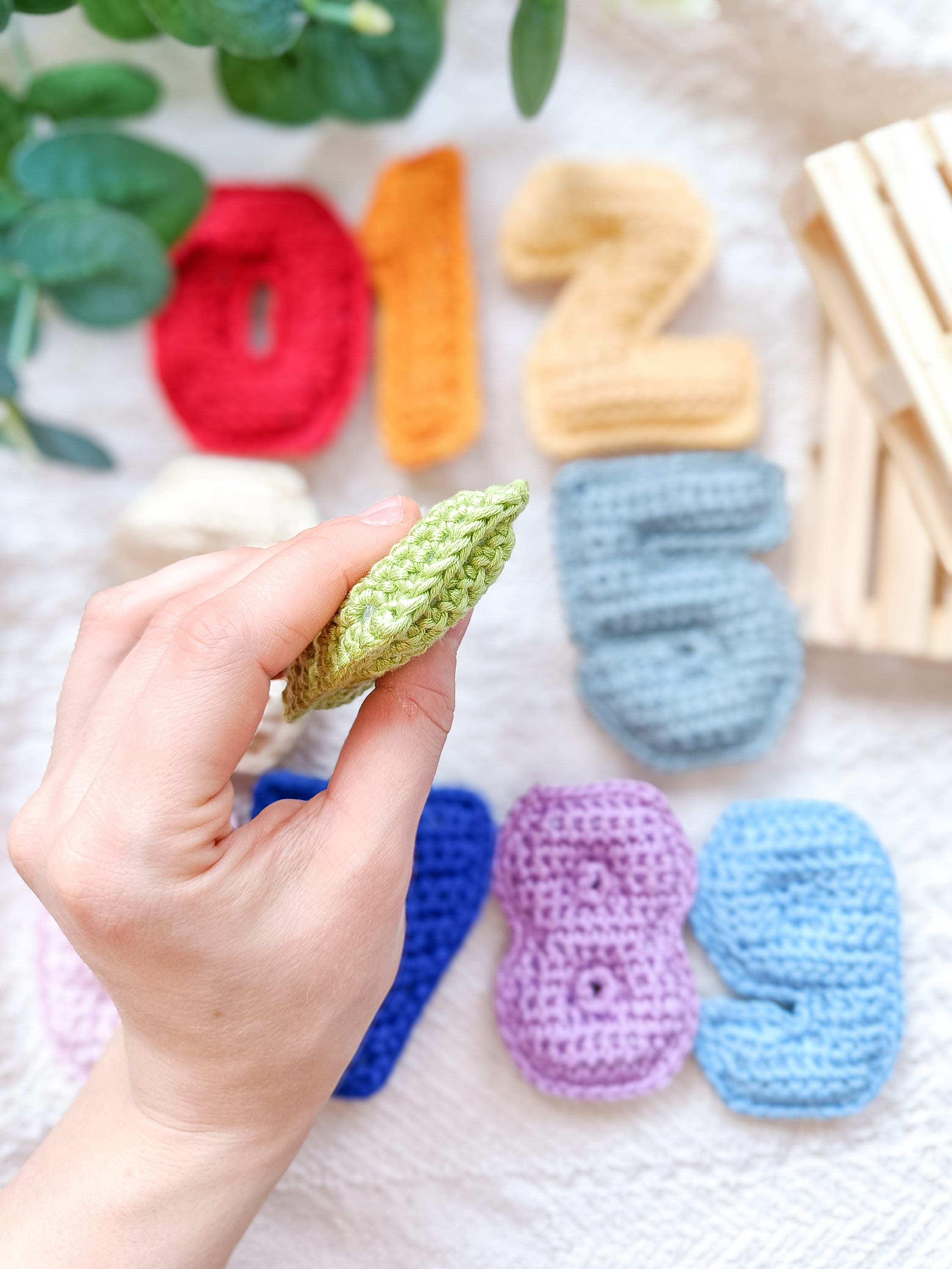 Crochet Numbers Pattern Soft Plush Numbers Crochet Math Signs Crochet ...