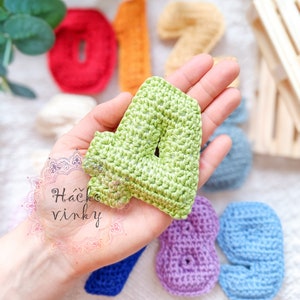 Crochet Numbers Pattern | Soft Plush Numbers | Crochet Math Signs ...