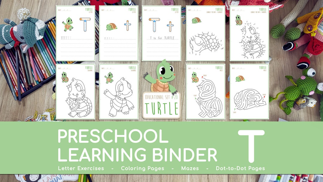Letter T, Puzzles, Mazes, Coloring Pages, Letter Education for Kids ...