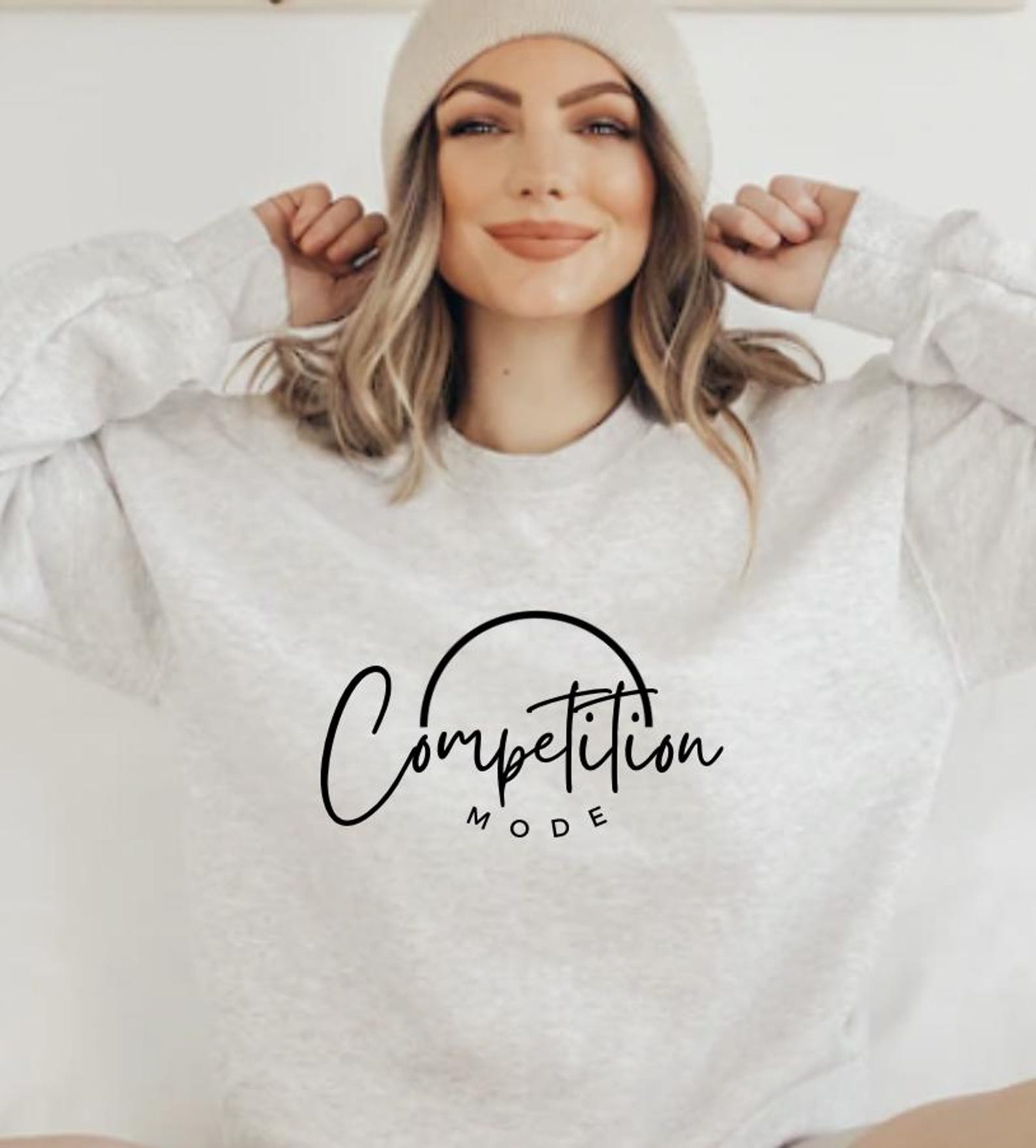 Competition Mode Circle Design Sweatshirt - Dance & Cheer Mom Gift - Etsy
