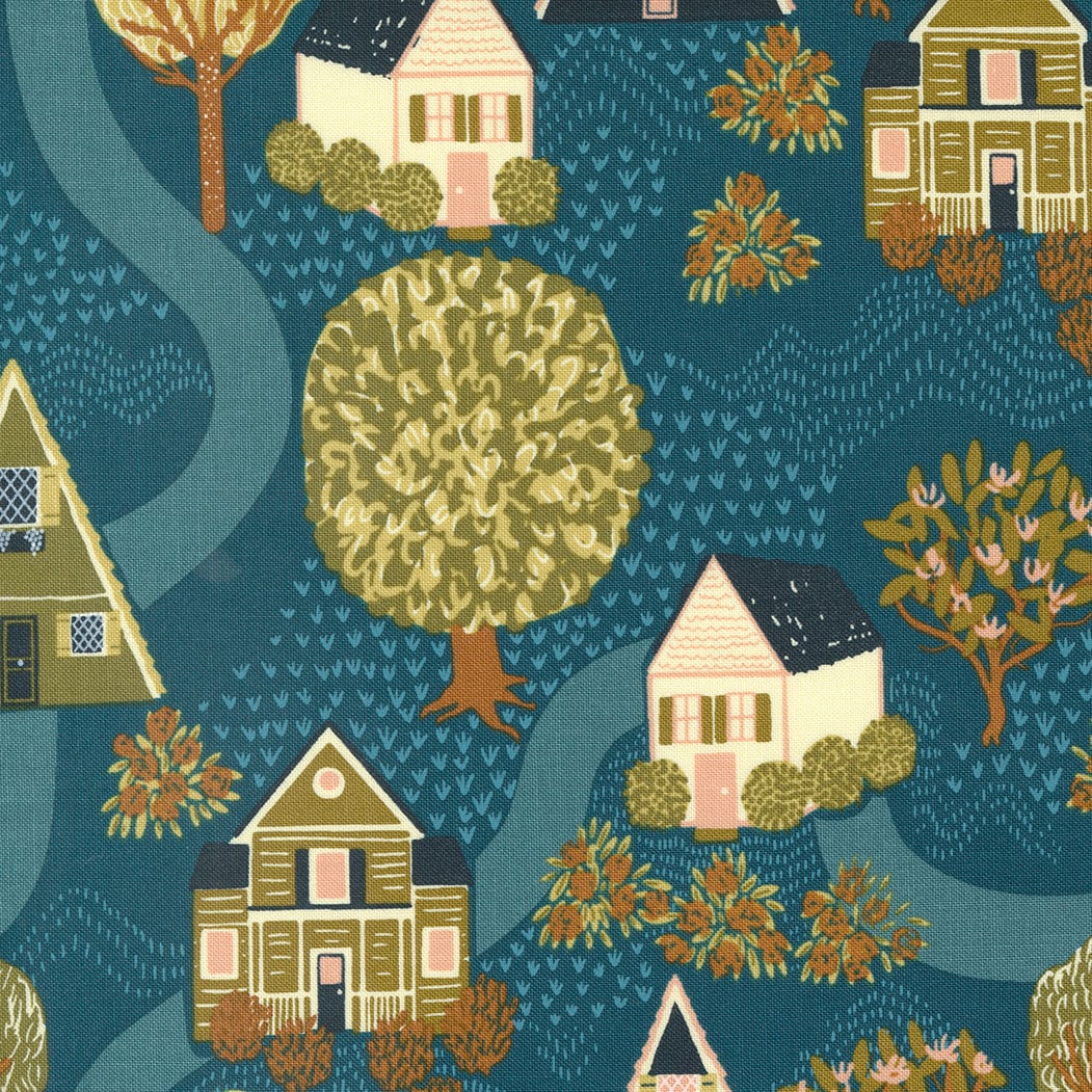 Quaint Cottage Fabric - Gingiber Moda Cotton - Etsy