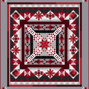 Crimson Shadows Quilt Kit - Etsy