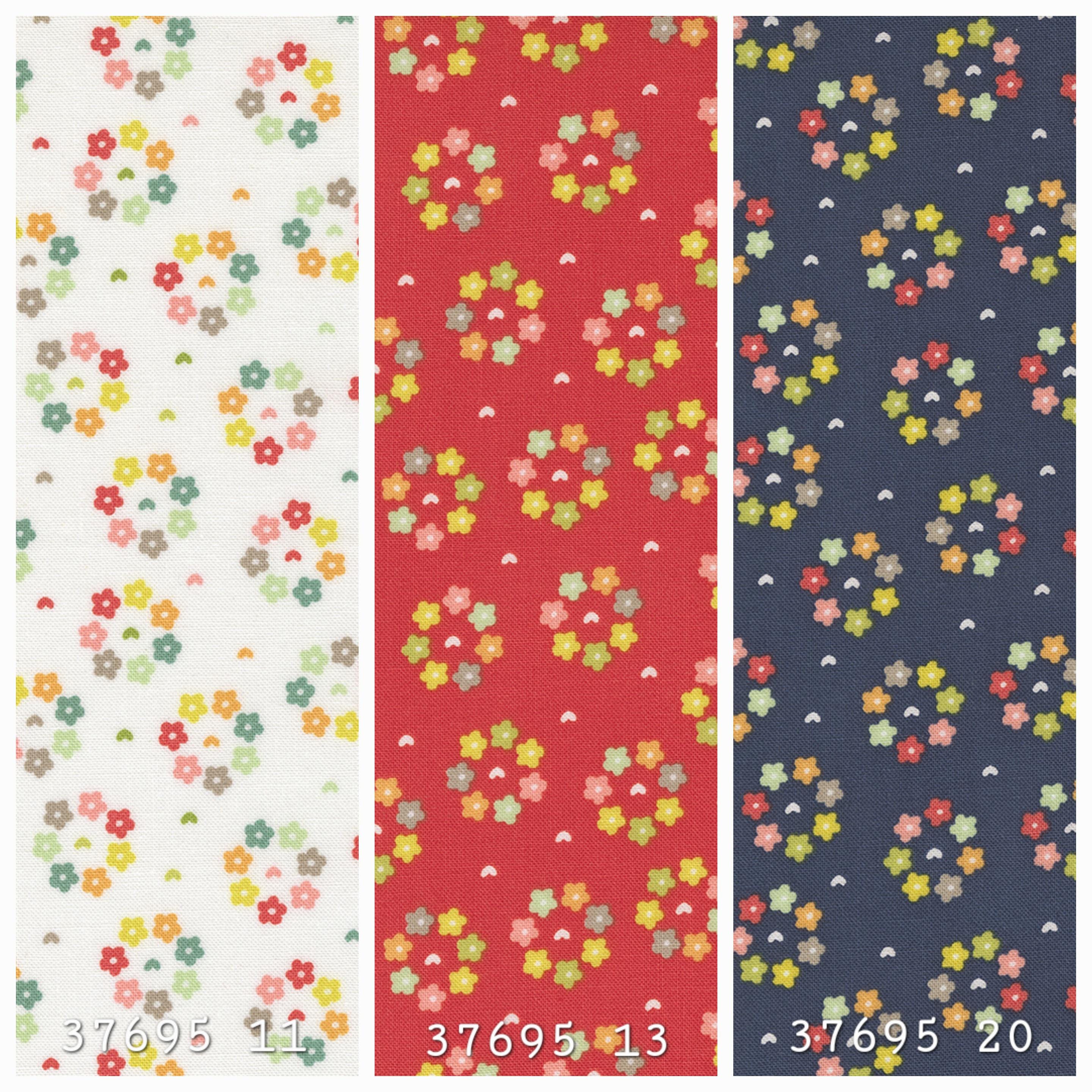 Raspberry Summer Moda Cotton Fabric by Shari and Chelsea - Etsy