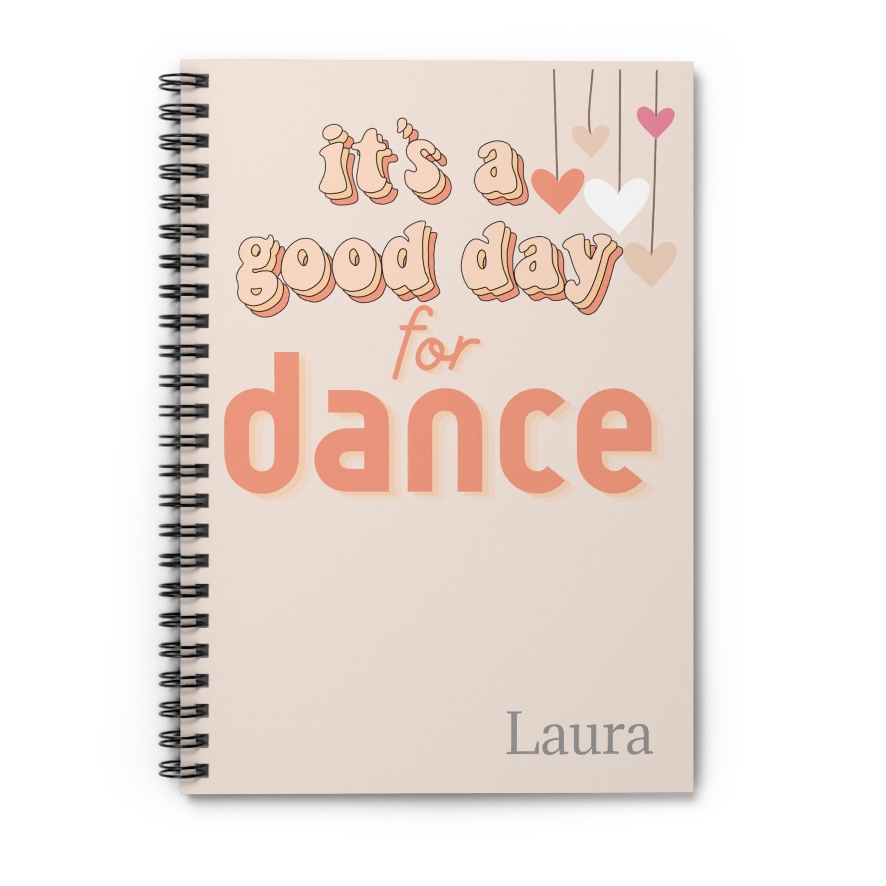 Spiral Notebook for Dancer Ruled Line Journal Dance Notebook for Child ...
