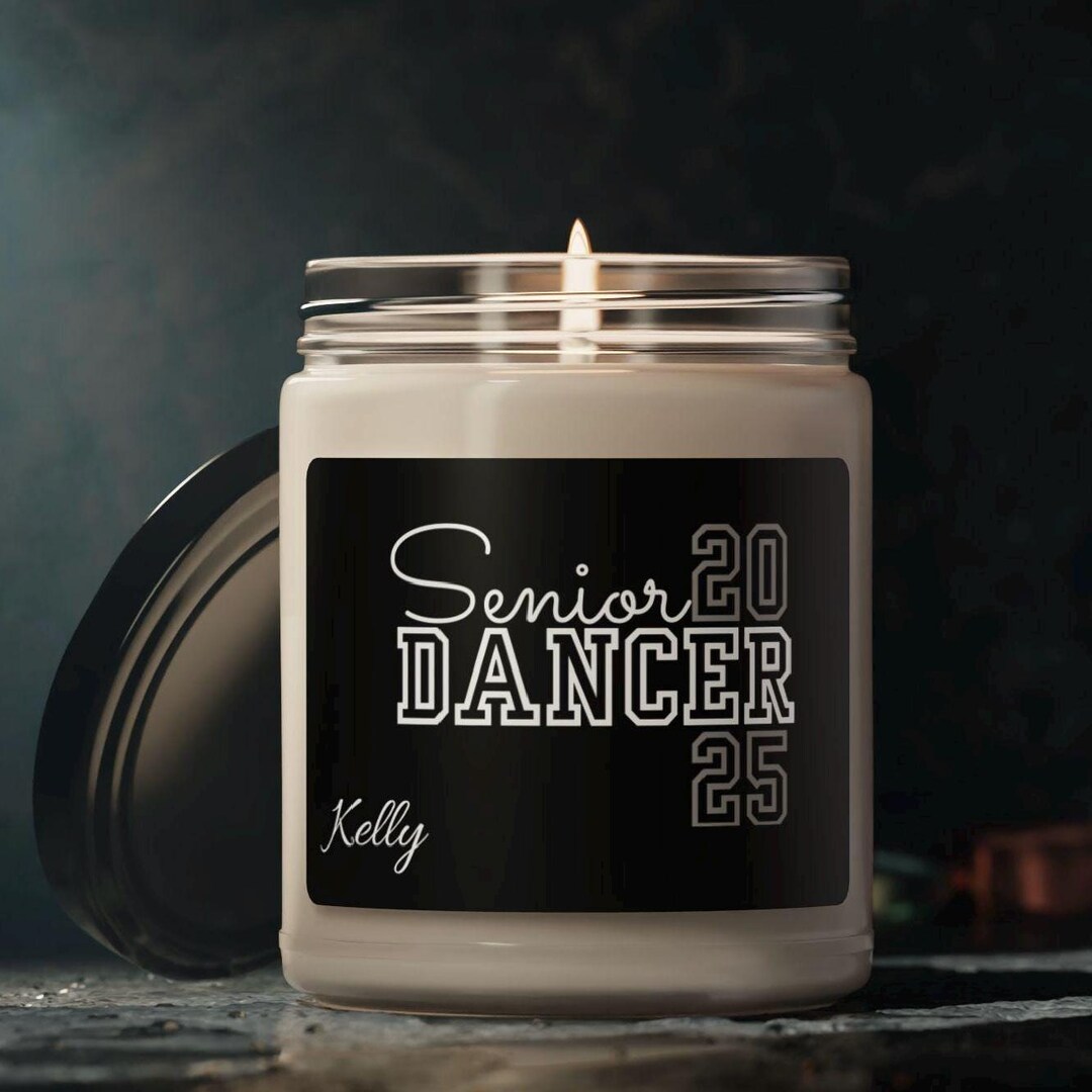 Senior Year Gift, Dancer Aromatic Soy Candle, 9oz Personalized 9 Scents ...