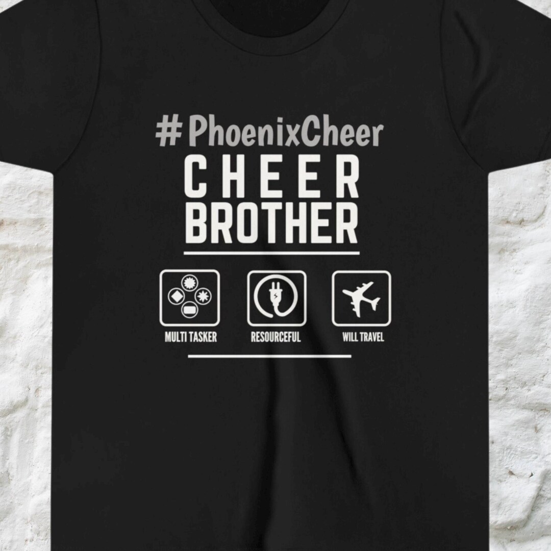 Cheer Brother Shirt | Kids Cheer Brother Shirt| Custom Colors ...