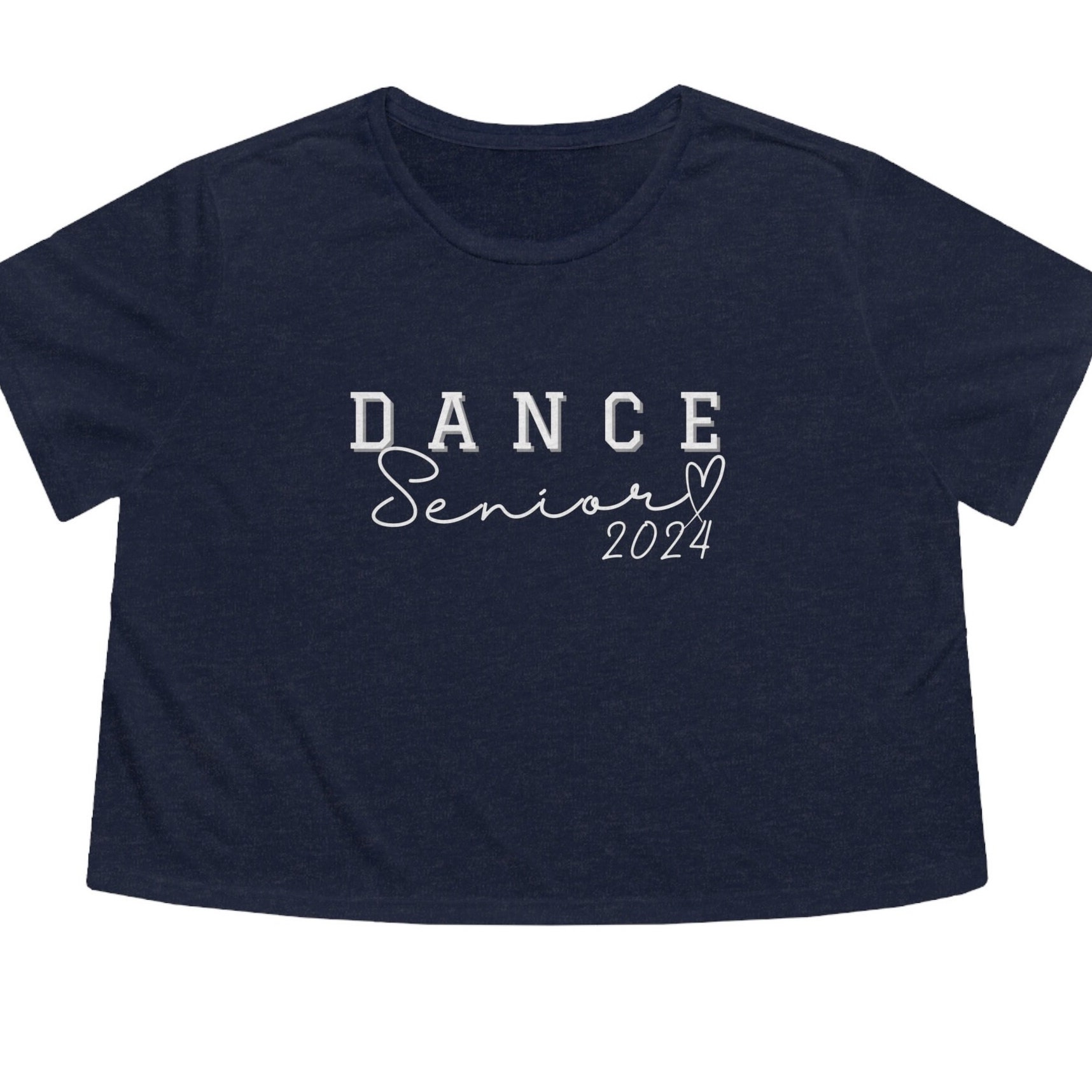 Senior Dance Shirt Flowy Crop Tee for Dancers Dance Senior 2024 Shirt ...