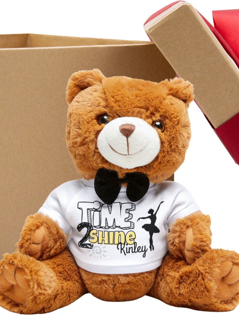 Dance Gift| Dance Stuffed Teddy Bear , Personalized With T-shirt ...